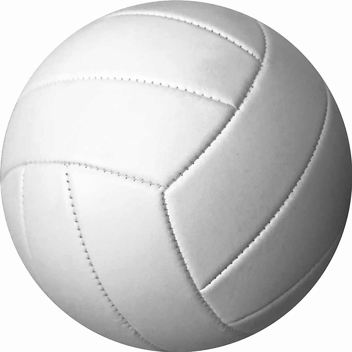 BESTSOCCERBUYS.COM All White Volleyball Ball (Official, One/Single Ball)