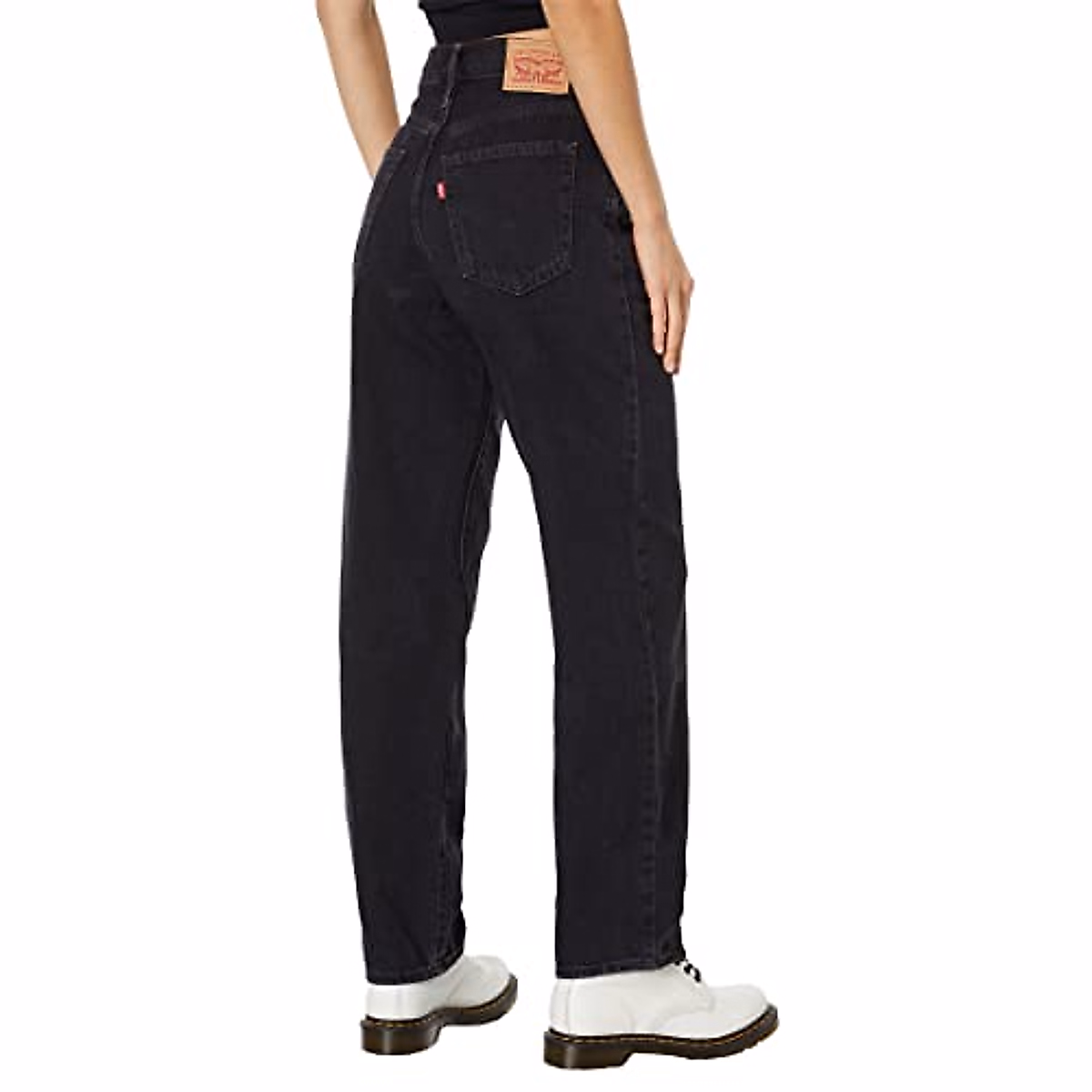 Levi's Women's 94 Baggy, (New) Black Stonewash, 32