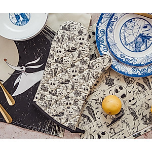 Disney The Nightmare Before Christmas Black and White Kitchen Oven Mitt Glove