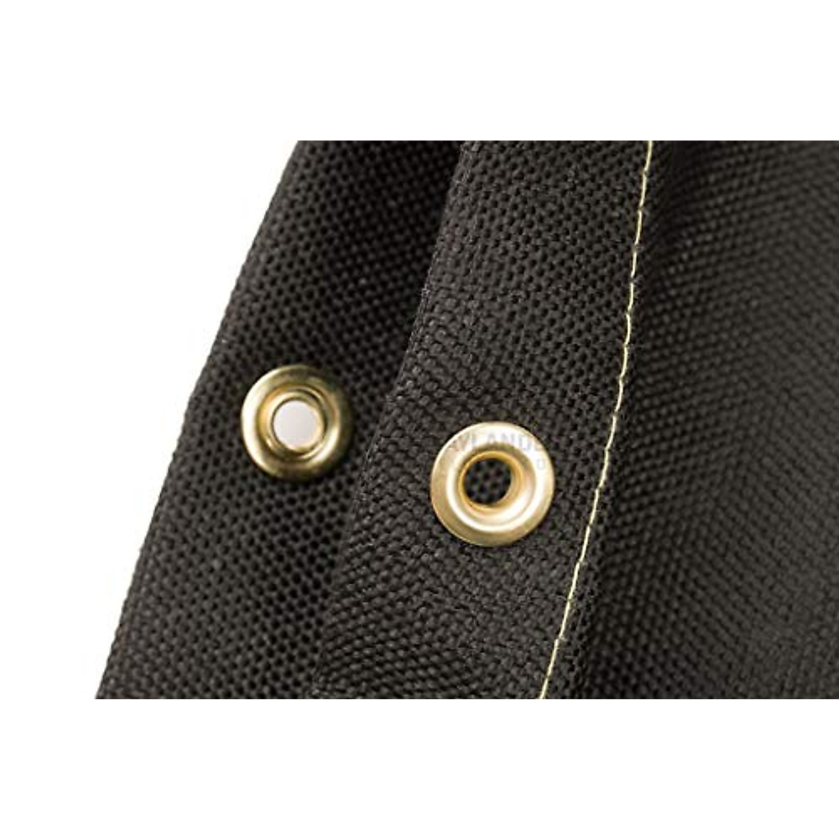 Waylander Svalinn Fiberglass Welding Blanket – Flame Retardant Fabric Up to 1400°F; Heavy Duty Double-Sided Vermiculite Treated Fiberglass for Less Shed and Fierce Spark Protection (6' x 6', BLACK)