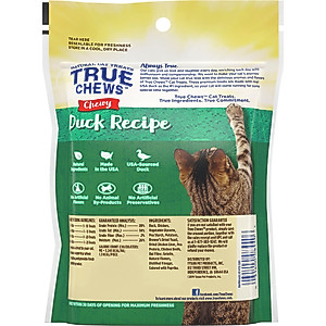 Blue Buffalo True Chews Natural Chewy Cat Treats, Duck 3 oz bag