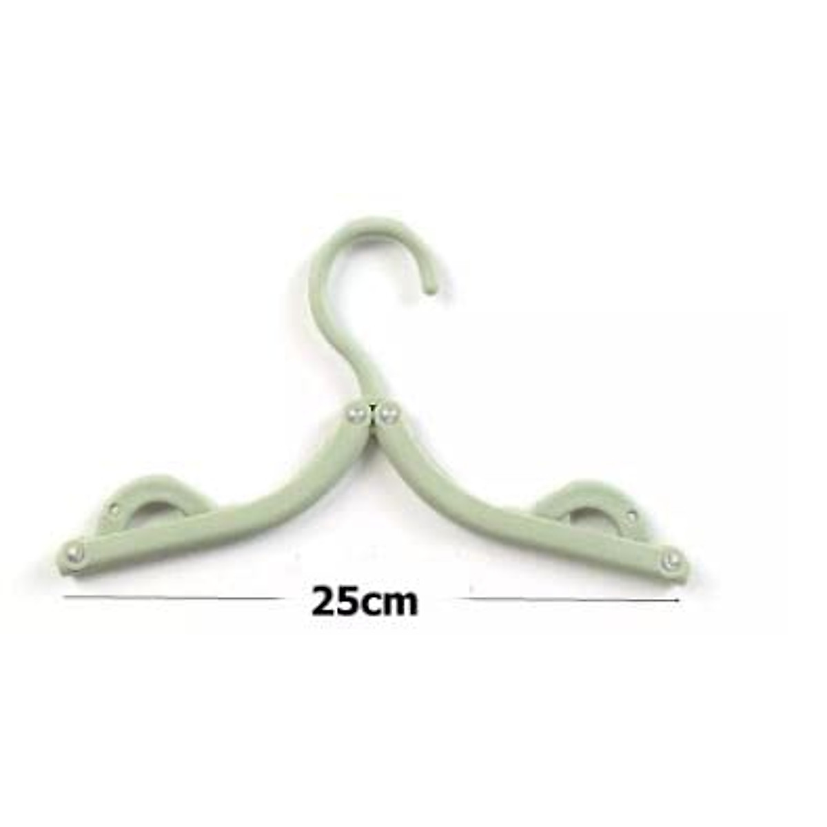 10 pcs Travel Hangers - Multifunctional Folding Clothes Hanger Portable Folding Travel Hangers Foldable Plastic Hanger and Drying Hanger for Travel