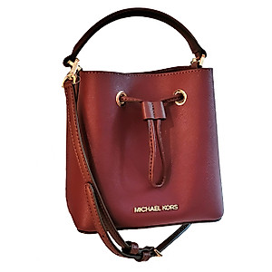 Michael Kors Suri Small Bucket Crossbody Bag Merlot