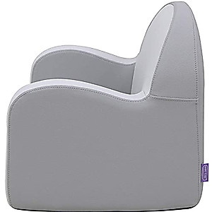 Baby Care Leather Kids Sofa (Gray) | High-end Quality Toddler Chair and Kids Couch for Boys and Girls | Waterproof, Ergonomic, Easy to Clean, No Glue Used …