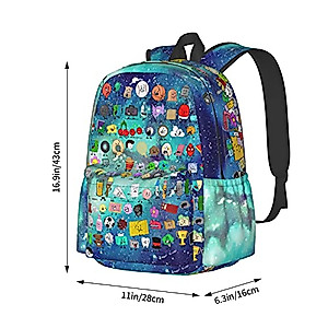 Towerfutu Backpack Casual Bookbag Unisex Book Bag Lightweight Rucksack Travel Daypack Black