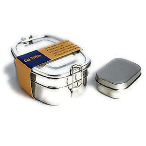 Cal Tiffin OVAL Bento lunch box (with removable POD, 40 oz)