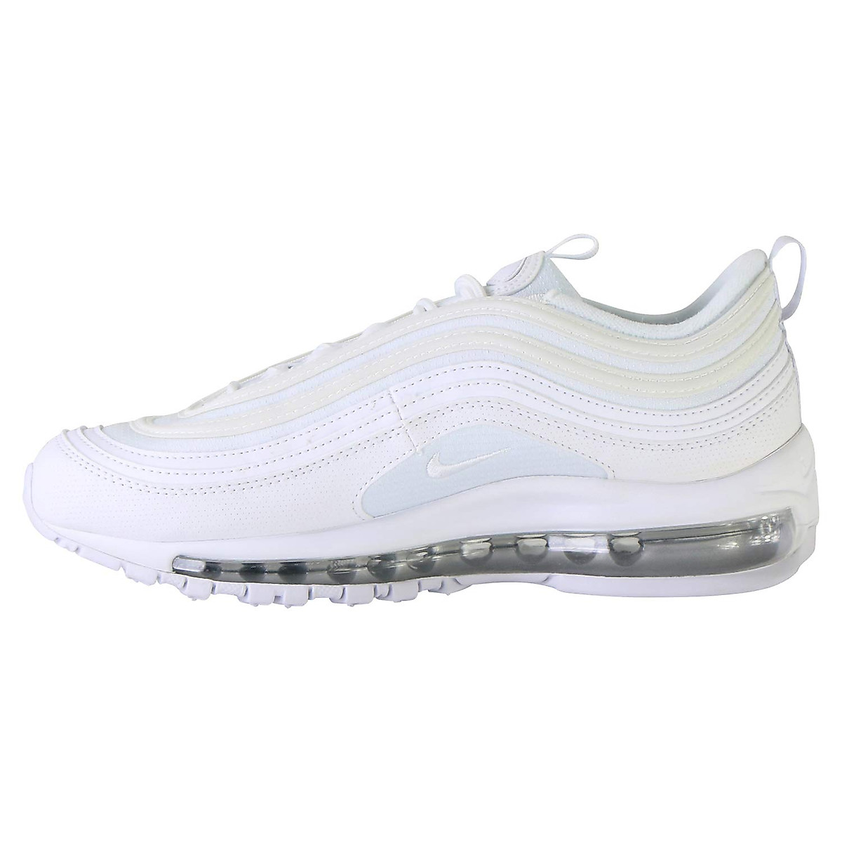 Nike Boy's Air Max 97 (Big Kid) White/White/Metallic Silver 4.5 Big Kid M