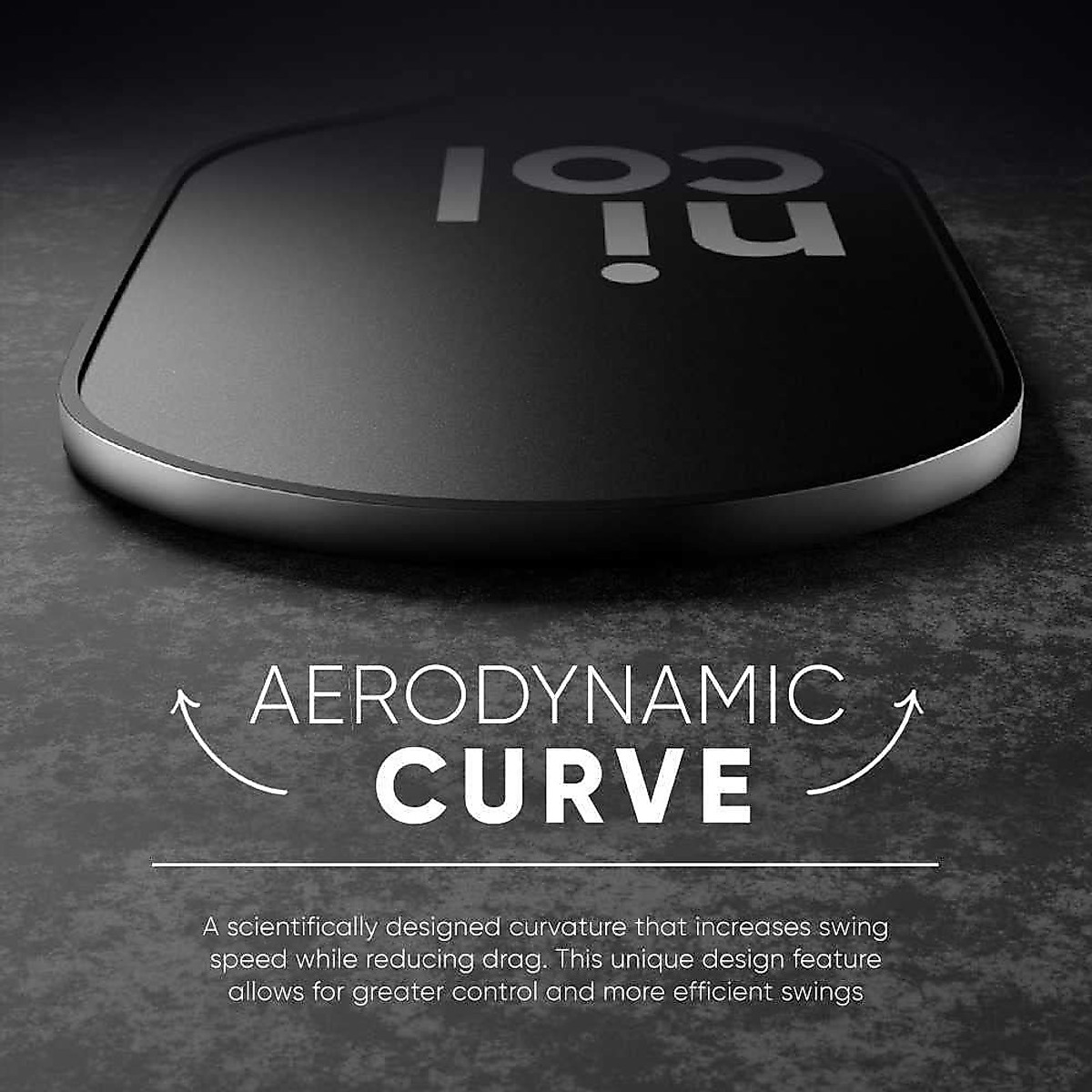 Nicol Pickleball 2024 P-One Elongated Pickleball Paddle - T700P Processed Carbon Fiber Pickleball Paddle for Increased Spin & Control - Aerodynamic Curved Pickleball Racket with Elongated Handle