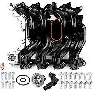 615-188 Upper Intake Manifold with Gasket Kit Fits for Ford E-150 E-250 2003-2014 E350 Super Duty 00-16 E450 Super Duty 03-16 Excursion 00-05 Expedition 00-04 F150 F250 F350 00-04 V8 5.4L 2L1Z-9424-AA