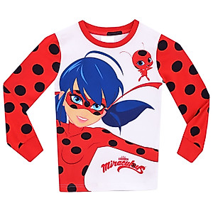Miraculous Ladybug Girls' Lady Bug Pajamas 6, Multicolored, Size 6
