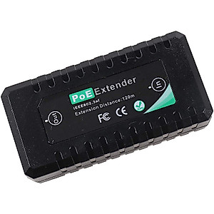 UHPPOTE 1-Port 10/100M PoE Extender IEEE802.3af for Ethernet Security Systems IP Camera