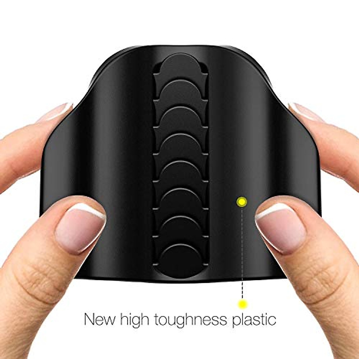 Moukey Microphone Mic Clip Holder for Mic Stand with 5/8" Male to 3/8" Female Adapter, 2-pack