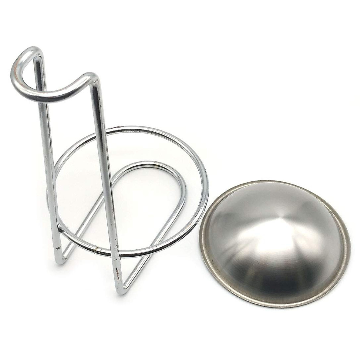 Stainless Steel Spoon Rest Holder,Long Handle Vertical Saving Soup Ladles Holders Ladle Rest Soup Ladle Holder