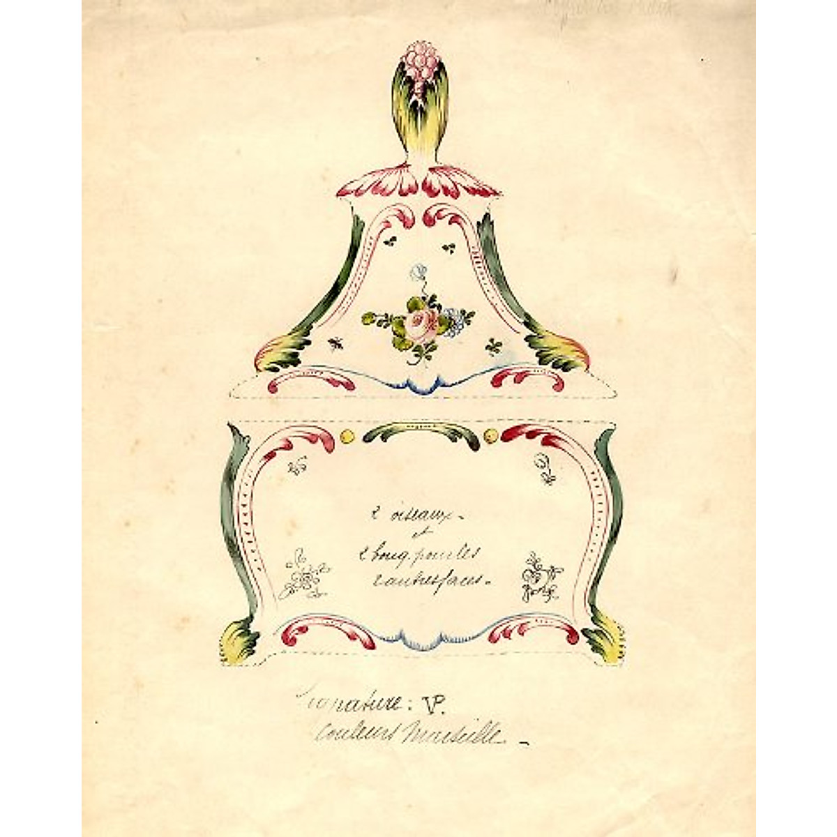 An original design for porcelain