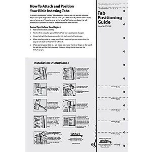 Tabbies Catholic Gold-Edged Bible Indexing Tabs, Old & New Testament Plus Catholic Books, 90 Tabs Including 71 Books & 19 Reference Tabs (58330)