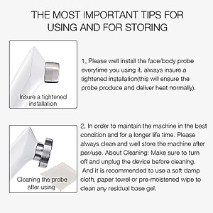 Radio Frequency Machine Professional 25 Watts Face RF Increase Collagen Firm Skin Wrinkle Reducing