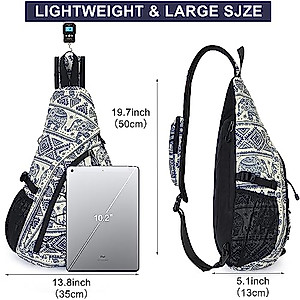 N NEVO RHINO Sling Bag for Women 18L Large crossbody sling bags for women with Phone Pocket Shoulder Bag sling backpack women