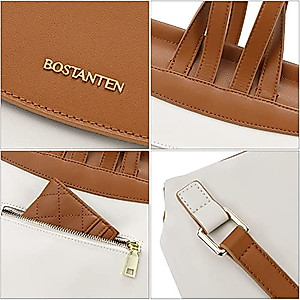 BOSTANTEN Backpack Purse for Women Leather Backpack Fashion Travel Bag Ladies Shoulder Bags