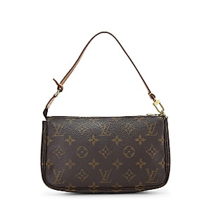 Louis Vuitton, Pre-Loved Monogram Canvas Pochette Accessoires, Brown