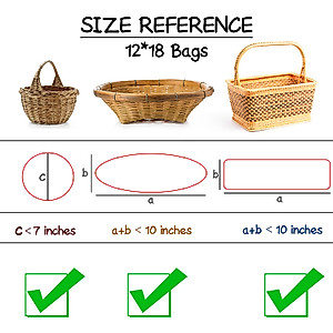 50pcs Cellophane Bags 12x18 Cellophane Wrap Goodie Bags Large Clear Gift Bags Party Favors Bags Clear Treat Bags with Ties Plastic Gift Bags Packaging Bags for Cookie Candy