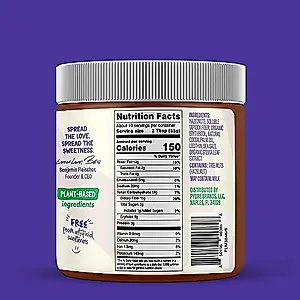 Pyure Hazelnut Spread with Cocoa 2 Net Carbs Keto Snack Gluten-Free, Peanut Free, Plant-Based Hazelnut Spread for Vegan Keto Friendly Food, 13 Ounce (Pack of 1)