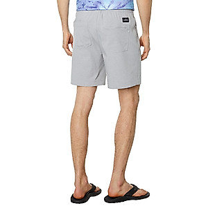 Quiksilver Men's Taxer Heather Amphibian 18 Hybrid Short, Sleet, Large