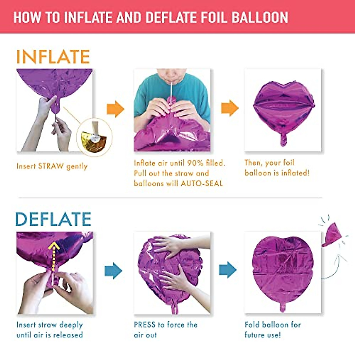 Letter Balloons,16"Inch Mylar Custom Phrase Name Balloon Banner,Foil Alphabet Number Balloons for Birthday|Party|Baby Shower(Rose Gold&Gold&Silver&BLACK&Blue&Pink&Red&Green),black letter balloons