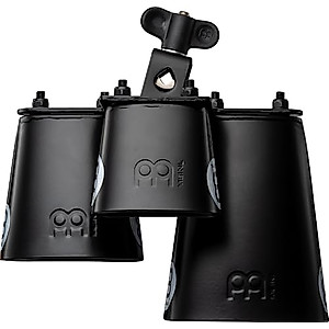 Meinl Percussion SLTRI-BK Black Powder Coated Steel Triple Bell