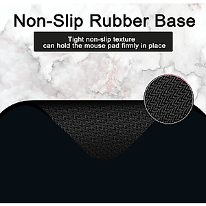 Square Mouse pad, Premium Mouse pad, Square Waterproof Mouse pad, Non-Slip Rubber Base Mouse pad 9x9 inches (Black)