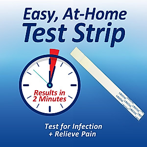 URISTAT Ultra UTI Relief Pak, UTI Treatment for Women and Men, 1 UTI Test Strip and 12 UTI Treatment Tablets, 1 Box