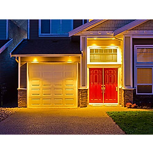 Un-Edison A19 LED Bug Light - Replaces 100W - Yellow Spectrum E26 Medium Outdoor Bulb for Porch Patio & Deck - Upgrade Your Old Painted Incandescent Bug Bulbs to Amber Glow 2-Pack