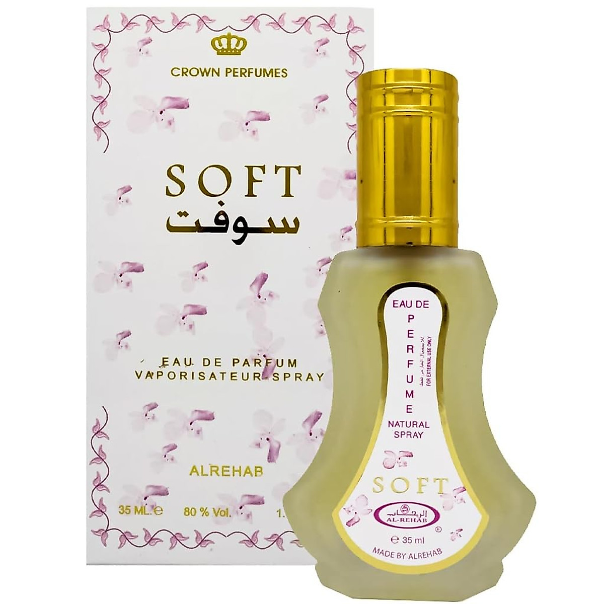 Al Rehab Soft Eau de Parfum Spray for Women, 1.18 Ounce