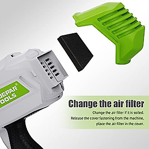 Huepar Tools SG450 Paint Sprayer, HVLP Electric Spray Gun (800ml/3 Metal Nozzles/3 Patterns), Easy Spraying and Cleaning, for Home Interior and Exterior Walls, Ceiling, Cabinet, Fence, Chair