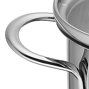Küchenprofi K2370702812 Mini Stockpot with Glass Lid, 4.75" Diameter, Silver