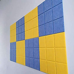 Creative Jiugongge Felt Wall Stickers Pack of 4, Cork Board Bulletin Board, Kindergarten Background Photo Wall, Message Board