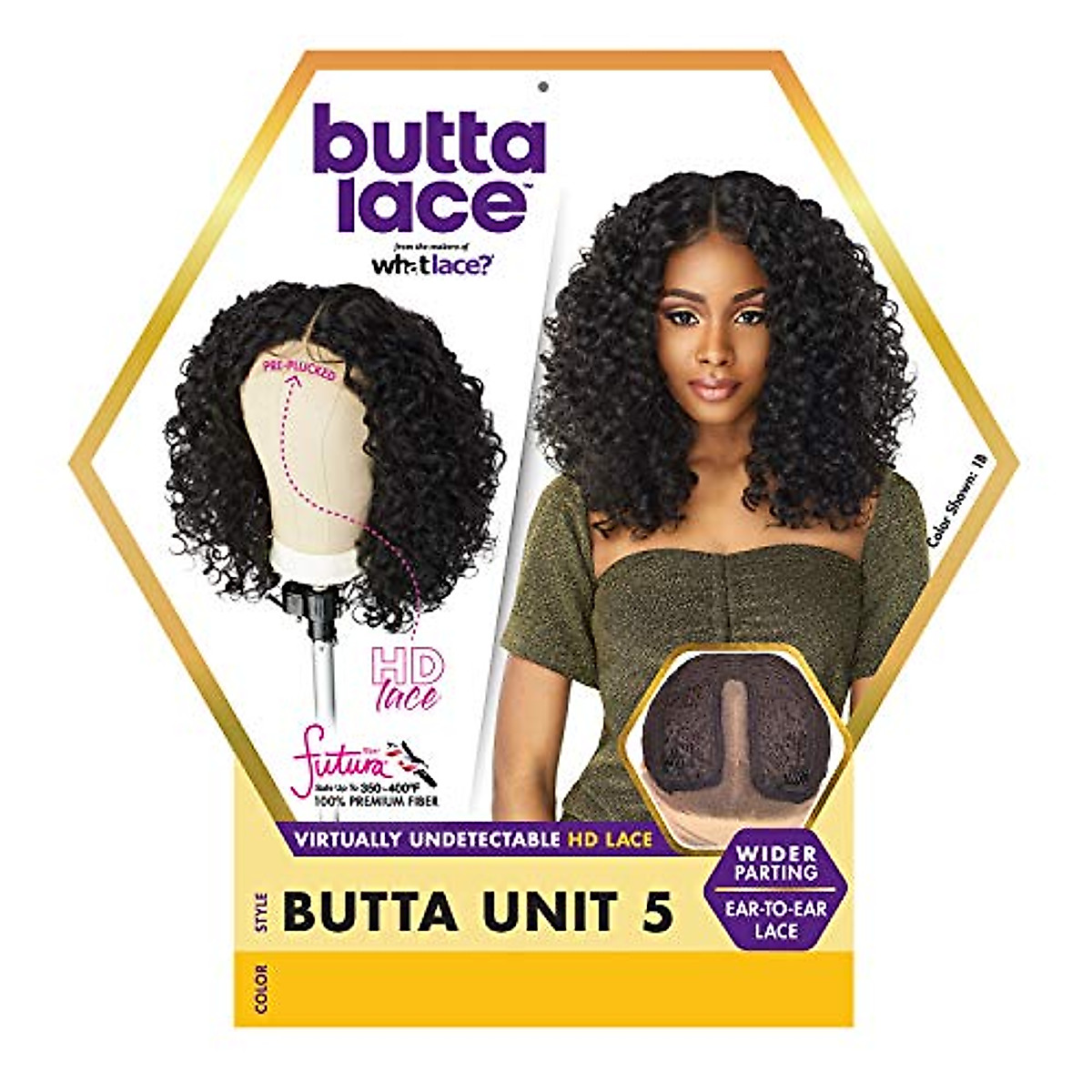 Sensationnel HD Lace Front Wig Butta Unit 5 (1B)