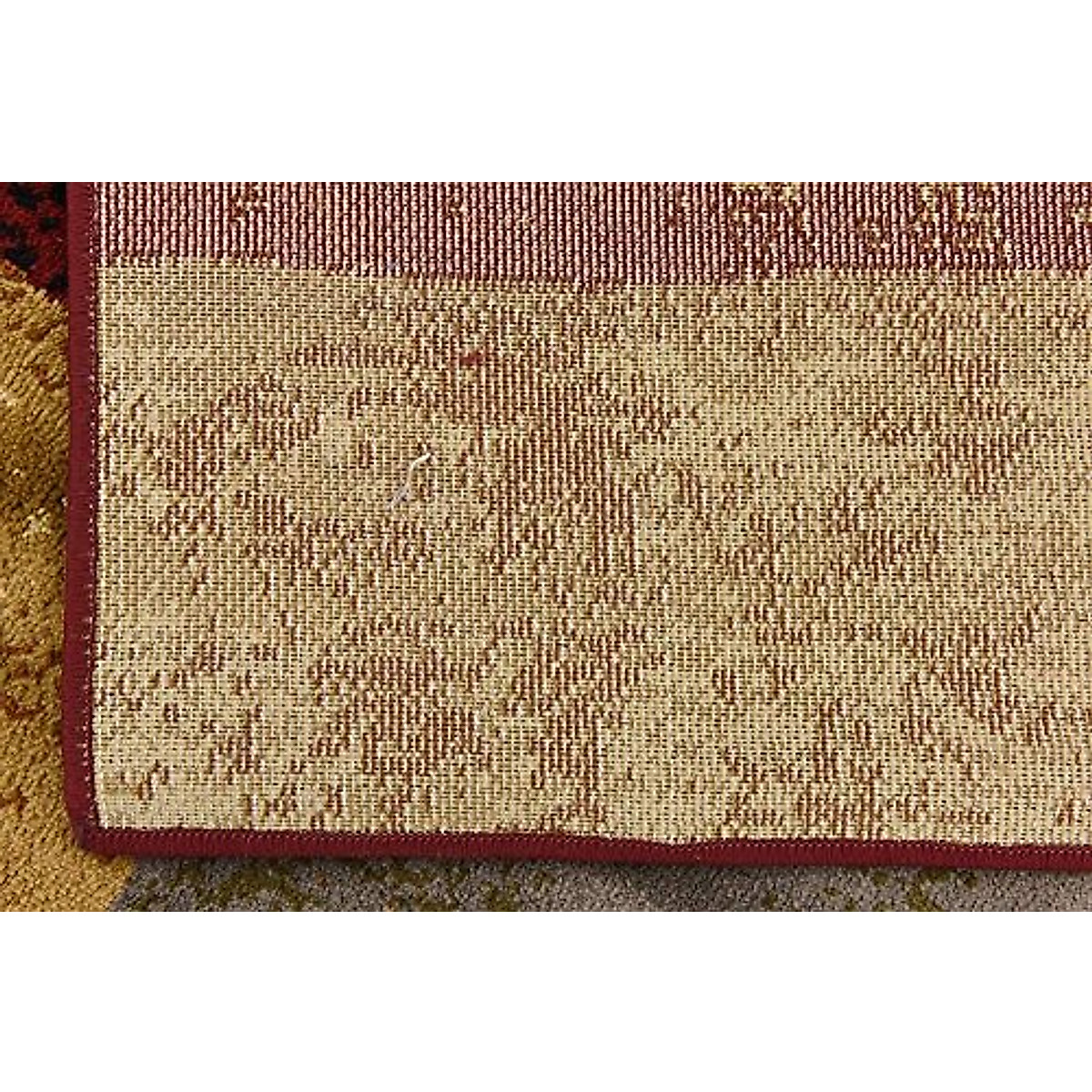 Unique Loom Barista Collection Area Rug - Kouillou (7' 10" x 10' Rectangle, Multi/ Brown)