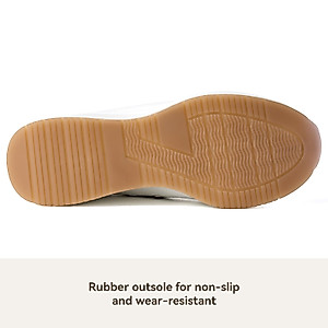 Cestfini White High Top Canvas Shoes for Women Wedge Sneakers Non-Slip Lace Up Platform Sneakers