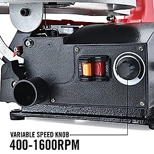 PowerSmart Scroll Saw 16 Inch Variable Speed 400-1600RPM, 0-45° Adjustable Table Saw, 16" Saws for Woodworking