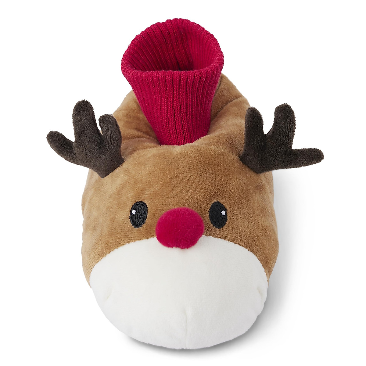 Gymboree,and Toddler Slip Resistant Home Slipper,Christmas Reindeer,11-12Youth