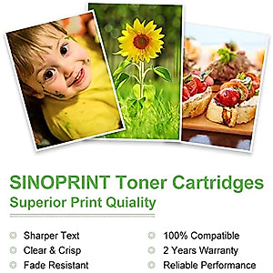 Phaser 6022, SINOPRINT Compatible 6020 Toner Cartridge Replacement for Xerox WorkCentre 6027 6025 Phaser 6020 6022 High Yield 106R02759 106R02756 106R02757 106R02758 (Black Cyan Yellow Magenta,4-Pack)