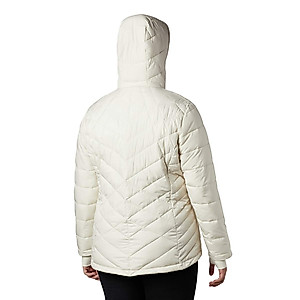 Columbia Women's Standard Heavenly Hooded Jacket, Chalk, Medium