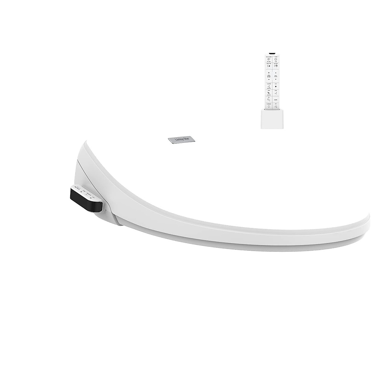 Living Star 7900 Elongated Bidet Seat with Remote - Tankless Bidet, Turbo Wash, Auto Wash, Instant Warm Water Bidet, Maximizing Your Convenience and Hygiene via your fingertips