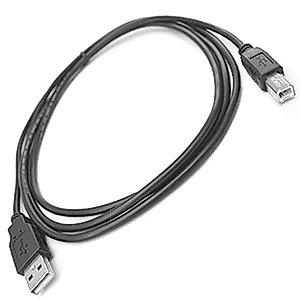 CorpCo USB 2.0 Printer Cable Cord A-B 6' 6 Ft Compatible with Canon, HP, Epson and Brother Printers