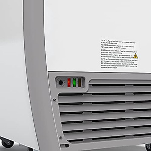 Koolmore 26 inch Commercial Ice Cream Dipping Cabinet Display Case, 4 Large Displayed Tubs, 2 Storing Tube, Sliding Glass Door, Rolling Wheels and Lockable Breaks [5.7 Cu. Ft.] (KM-ICD-26SD) White