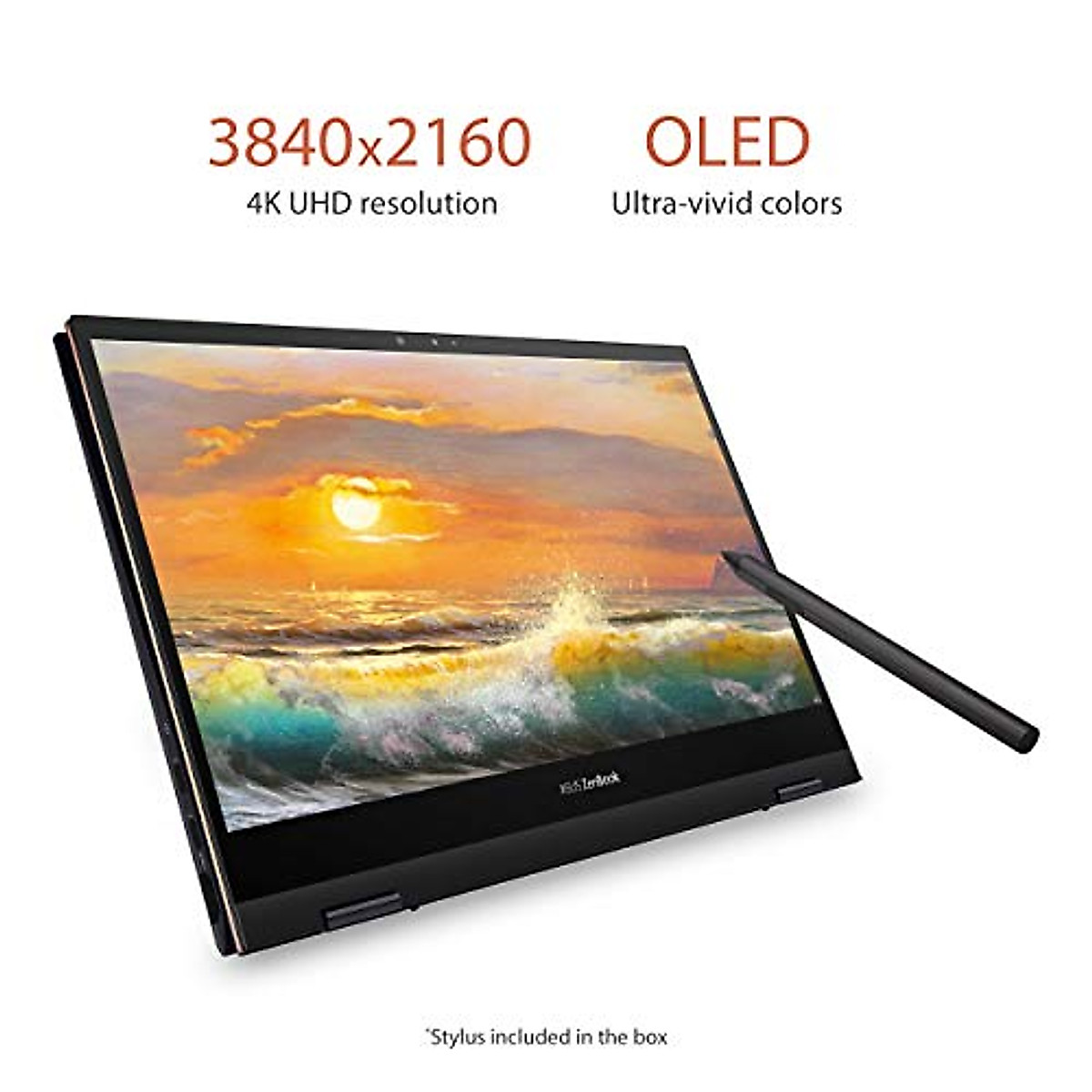 ASUS ZenBook Flip S13 OLED Ultra Slim Laptop, 13.3 4K Touch, Intel Evo Platform Core i7-1165G7 CPU, 16GB RAM, 1TB SSD, Thunderbolt4, TPM, Windows10Pro, AI noise-cancellation, Jade Black, UX371EA-XB76T