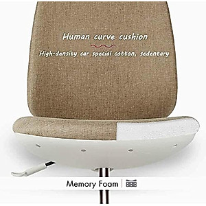 Office Chair Ergonomic Pedal Computer Chair Lift Swivel Chair Office Chair Study Table and Chair Game Chair Work Chair Chair (Color : A) Needed