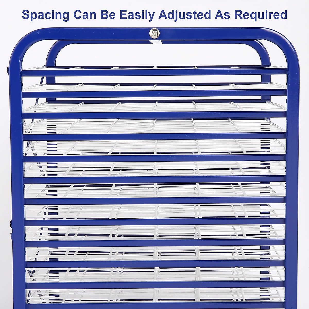 Garvee Art Drying Rack 16 Removable Shelves, Mobile Paint Drying Rack with Four Lockable Wheels, Ideal for Schools and Art Studios,18" D x 26" W x 26" H