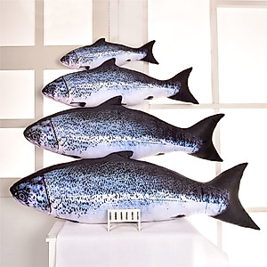 LYXIHAP Simulation Fish Plush Decorate Soft Fish Decorate Pillow Cushion Stuffed Decorate Oversized Pillow Creative Gift Home Decor