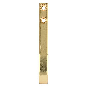 National Hardware N337-917 Reed Modern Hook, 4", Brushed Gold
